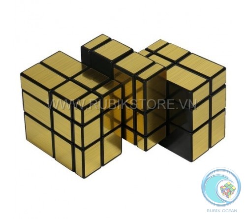 Rubik Siamese mirror cube (gold) (NS-CB742) - Rubik Ocean